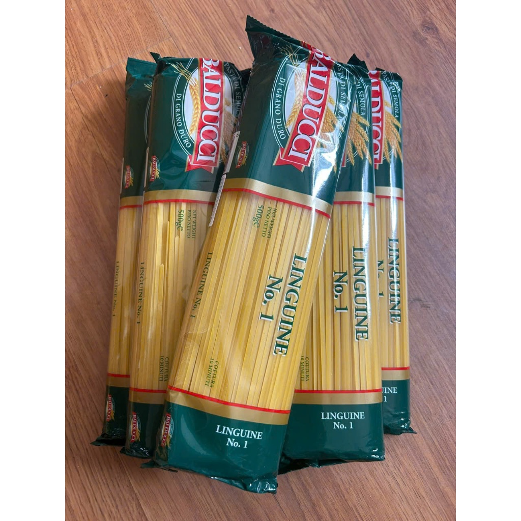 1 Carton of 20 PACKAGES OF FLAT NOODLES (not ROUND NOODLES) BALDUCCI ...