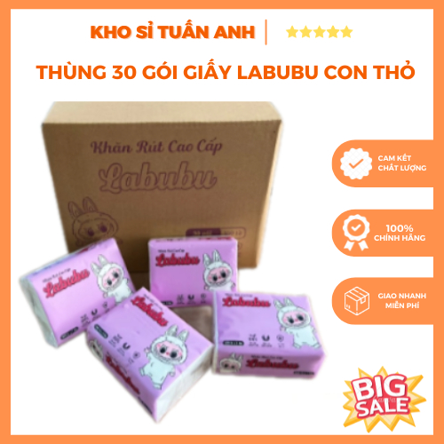 Labubu Tissue Box 300 Sheets/Pack - 3 Premium Layers, Super Convenient ...
