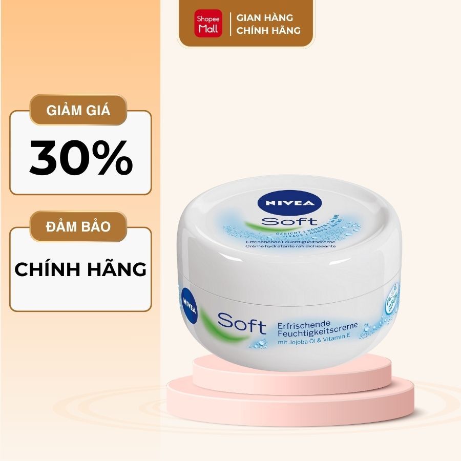 Nivea Soft Moisturizing Cream imported from Germany 200ml, Moisturizes ...