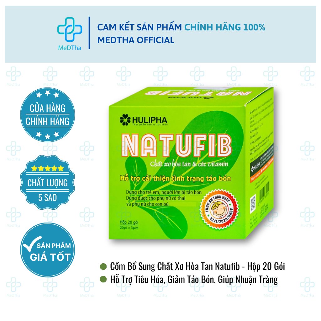 Natufib Cereal - Fiber Supplement, Digestive Support, Constipation ...