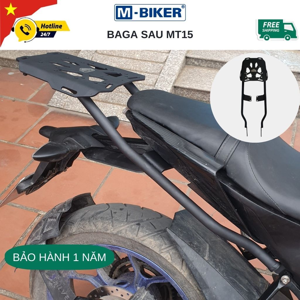 Baga MT15, Baga MT15 plate, kickstand MT15, saddle lowering Pad MT15 ...