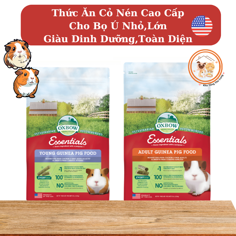Oxbow Guniea Pig Grass Food Tablets imported from the US for small and ...