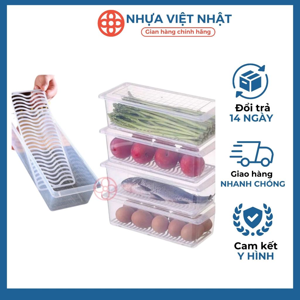 Food storage box 6586 Viet Nhat - Viet Nhat Plastic | Shopee Malaysia