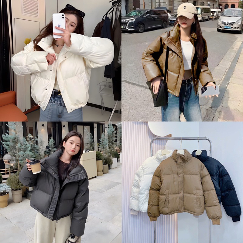 Guangzhou women's short pufferJacket, Korean-style short puffer jacket ...