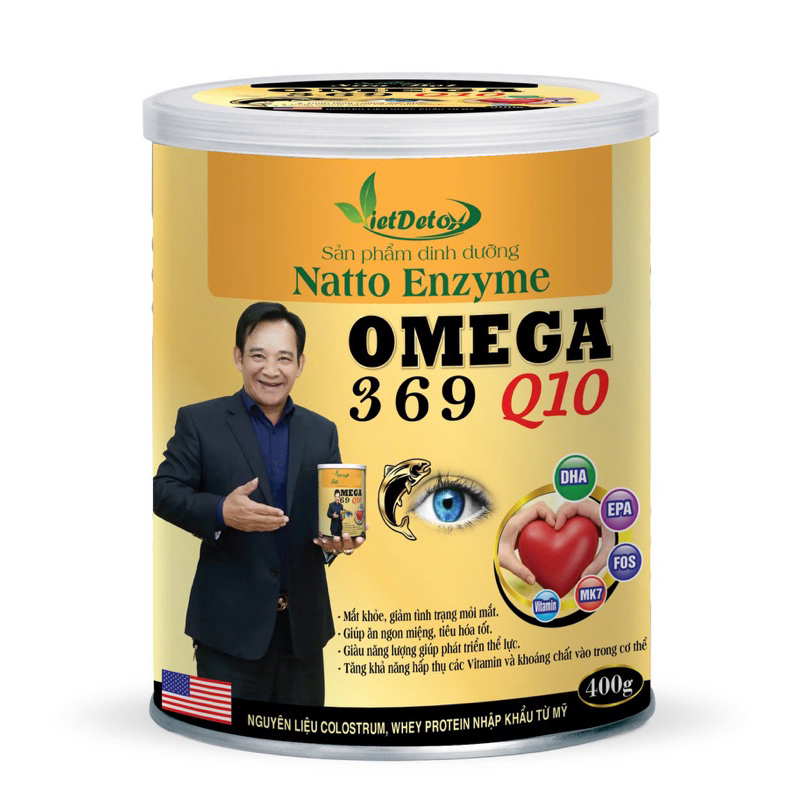 (Box Of 400g) OMEGA 3 6 9 Q10 POWDER MILK - Supplementing DHA to help brain development, support ...