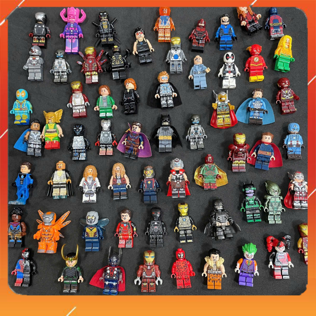 Random Superhero Minifigures Assembly Toy, Marvel & DC Superman ...