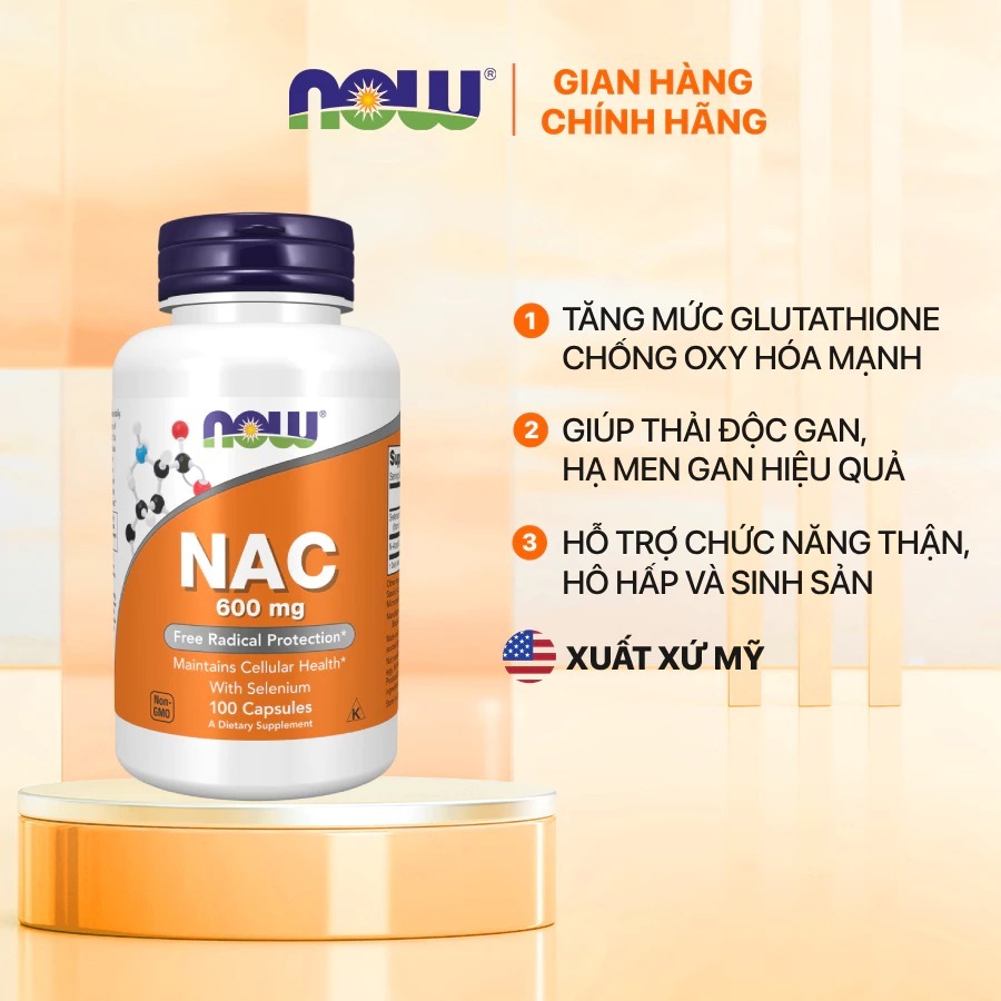 Liver protection pills NAC 600mg Now from America, helps detoxify the ...