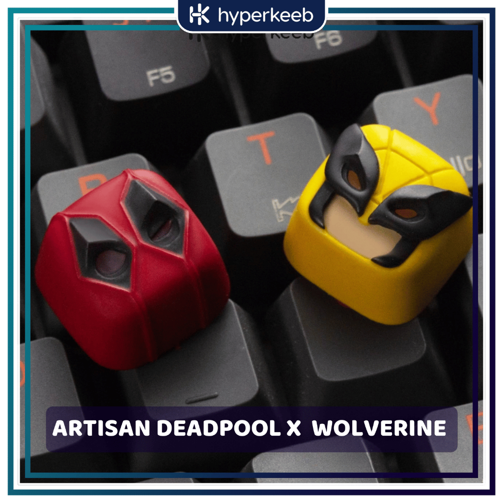 Artisan Deadpool x Wolverine | Genuine product Lobo Keycap | Hyperkeeb ...