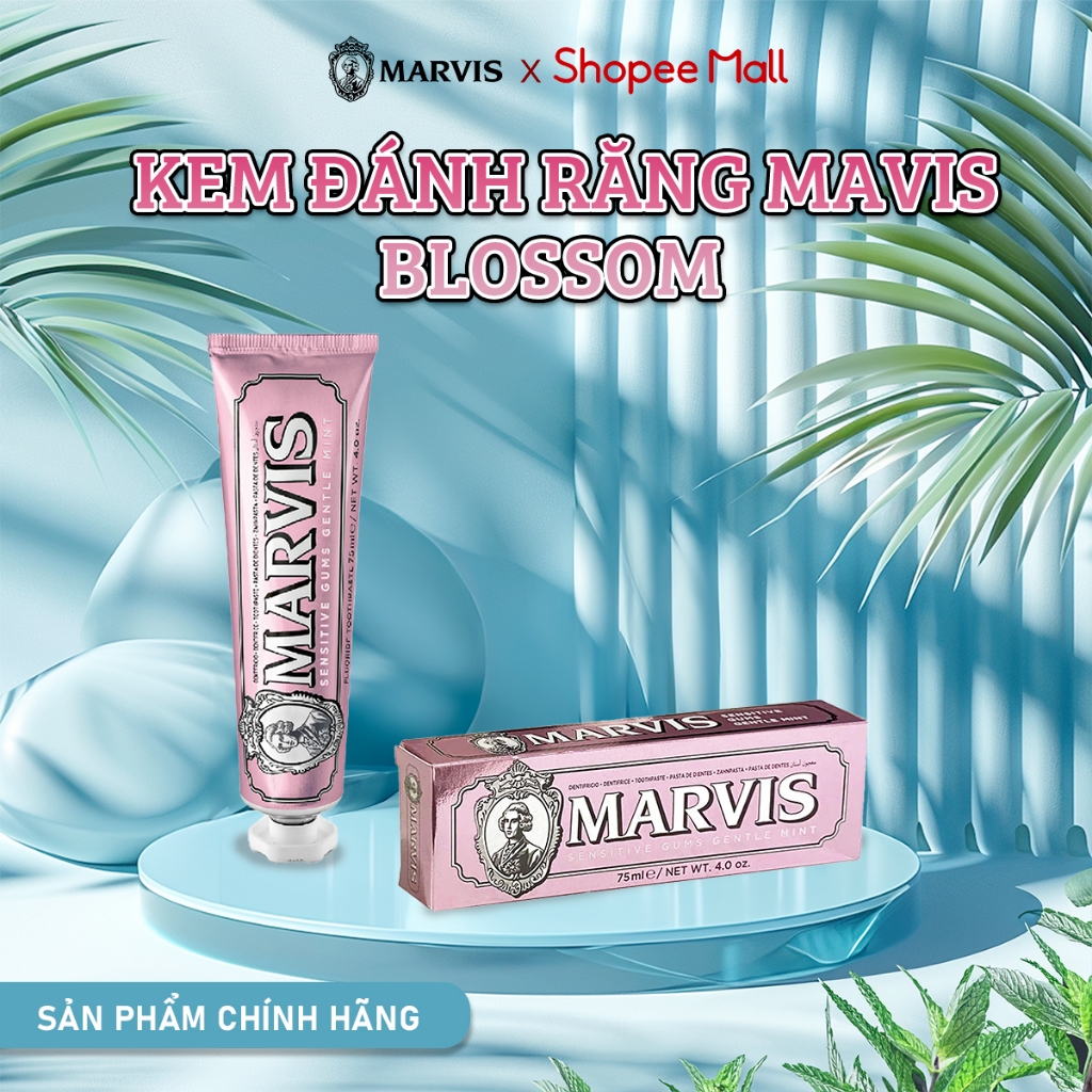 Marvis Sensitive Gums Gentle Mint Toothpaste 75ml | Shopee Malaysia
