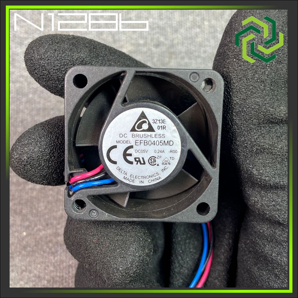 Delta 4cm Radiator Fan, 2cm Thin 12V 0.24A. Good WIND. Efb0405md ...