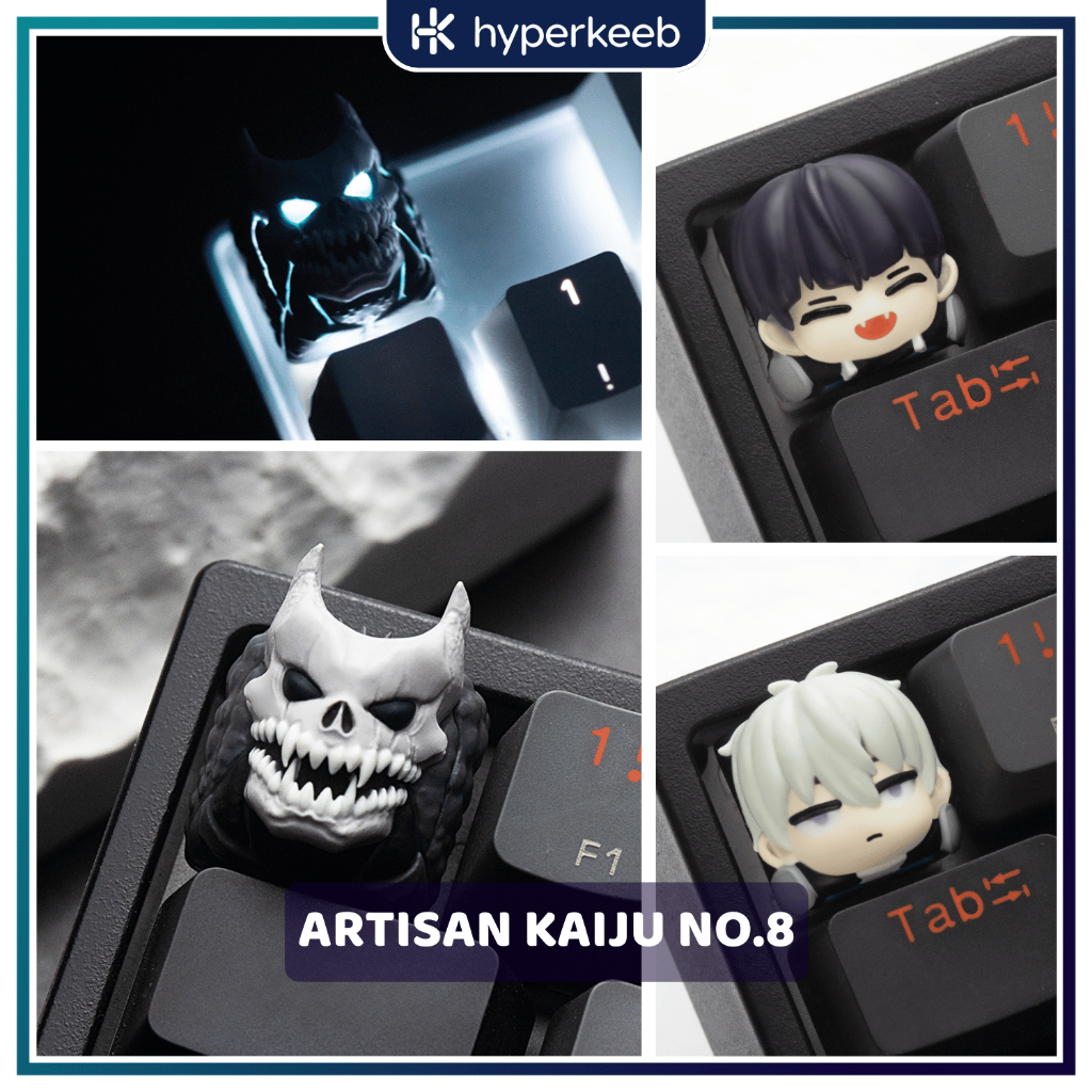 Artisan LOBO Kaiju No.8 keycap, mechanical keyboard decorative keycap ...