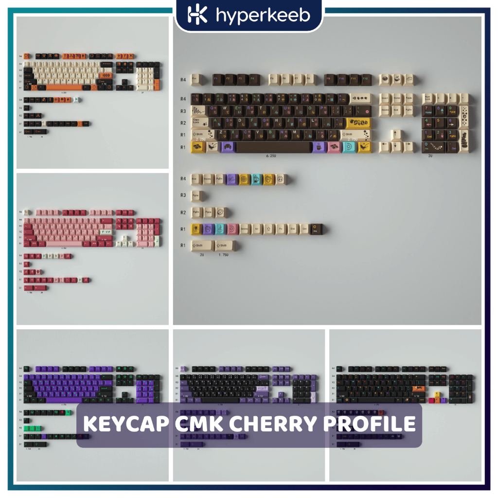 Keycap CMK Profile Cherry Darling Mictlan Carbon Eva-01 Vaporwave ...