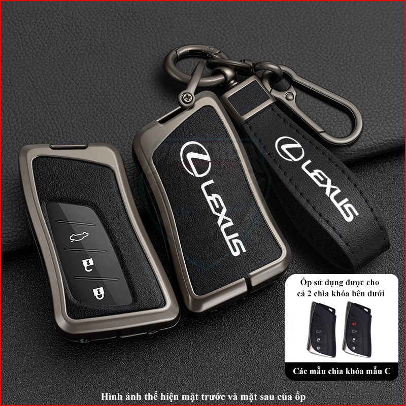 Lexus NX350 RX350 GX550 LX600 Key Case High Quality Alloy Leather Mix 2 ...