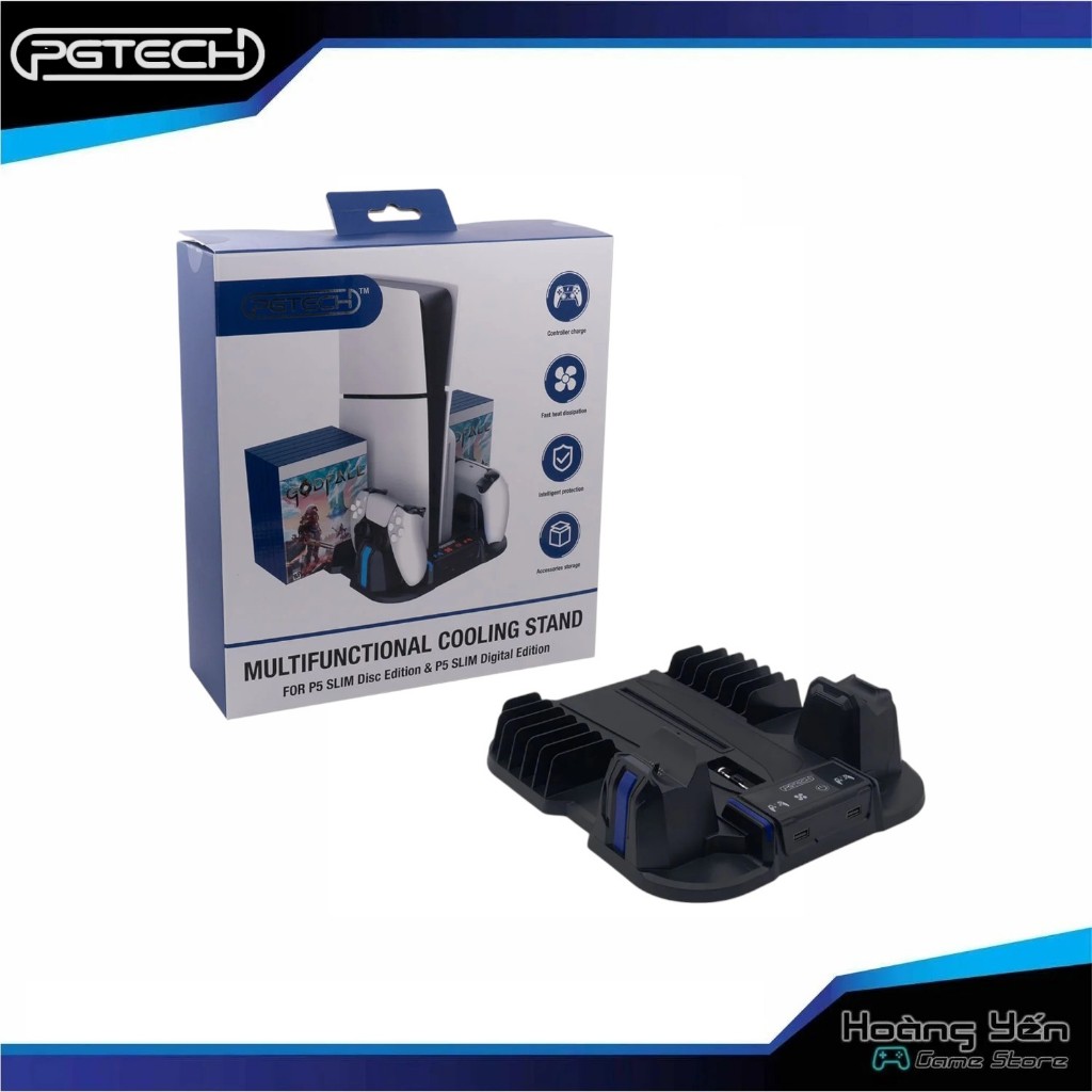 Ps5 Slim PGtech Cooling Dock | Shopee Malaysia