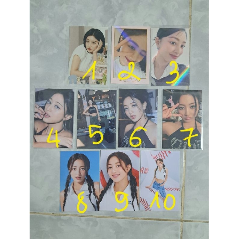 Trading CARD TWICE JIHYO (7TH ANNI + READY TO BE home9round) JI-HYO JI ...