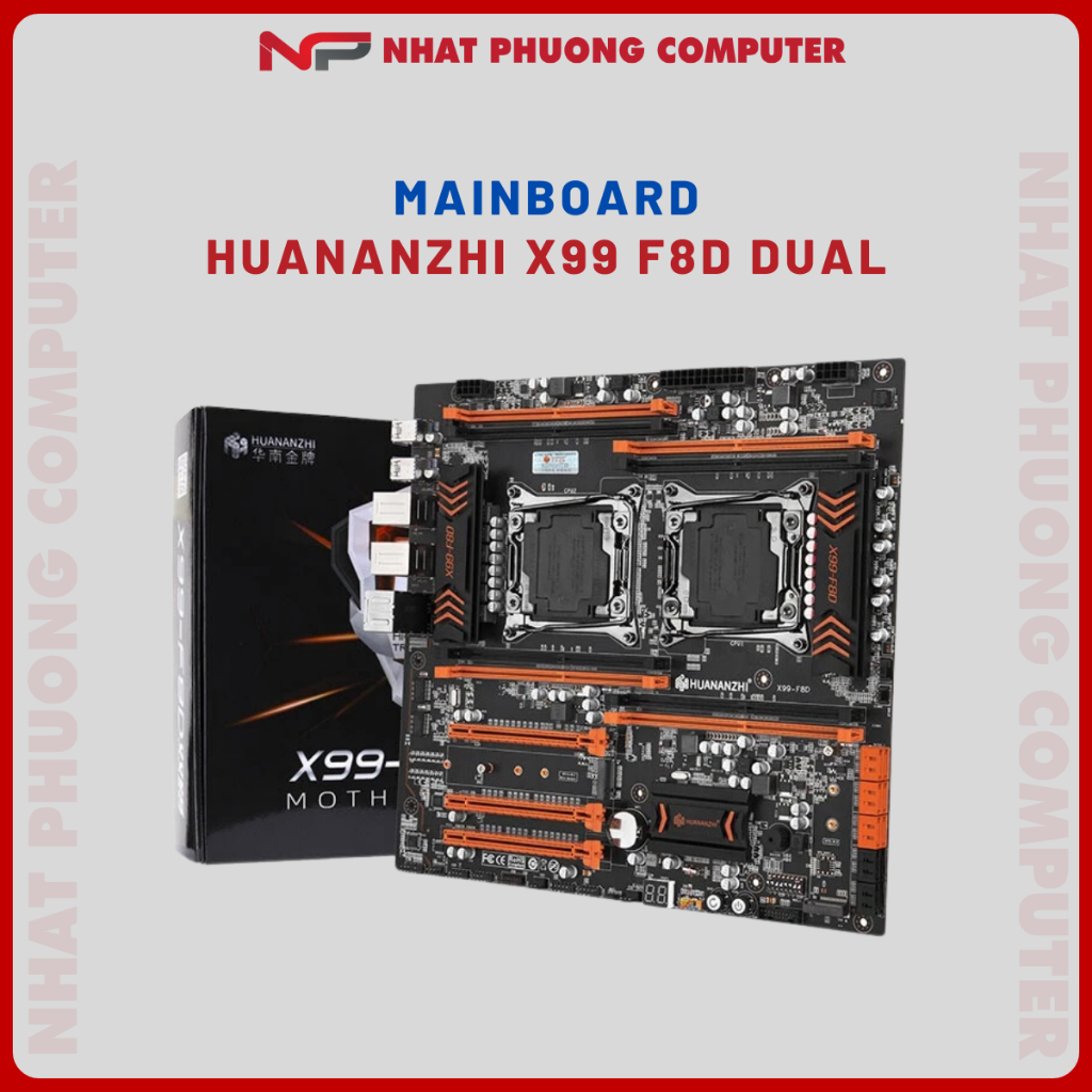 Main X99 HUANANZHI F8D DUAL CPU NEW | Shopee Malaysia