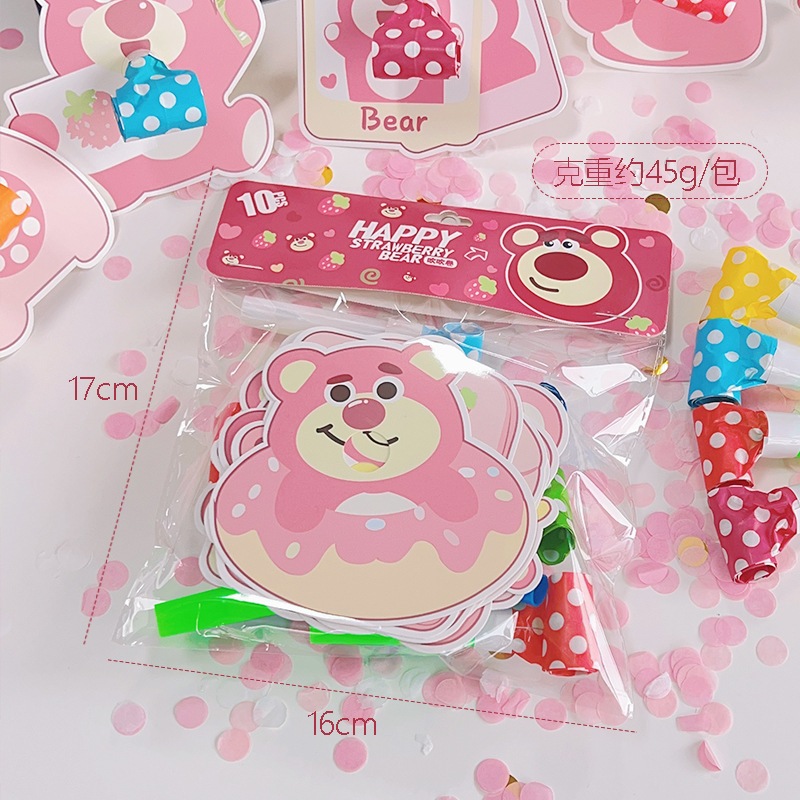 Lotso bear trumpet with tongue sticking out fun at parties - Yori Party ...