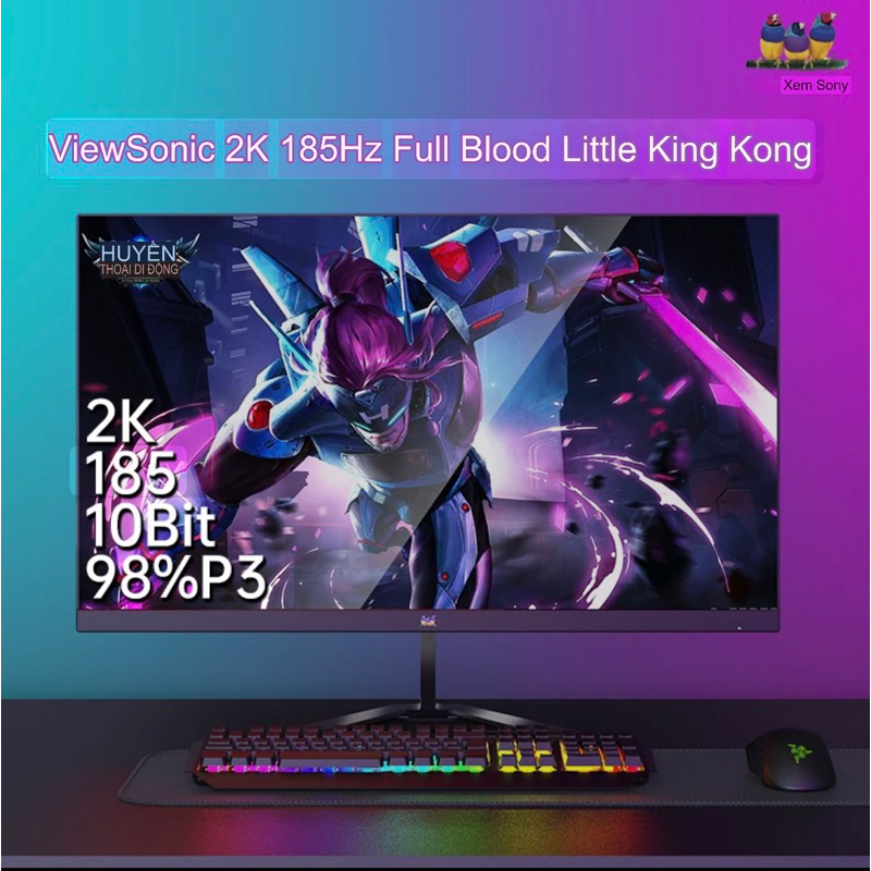 (240hz)ViewSonic Vx2758 PRO 27 Gaming Monitor - Fast IPS 185Hz - 2024 ...