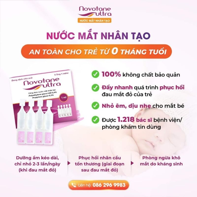 Novotane Ultra-Deep Moisturizing 2-Phase Lens/Makeup Eye Drops-Reduce ...