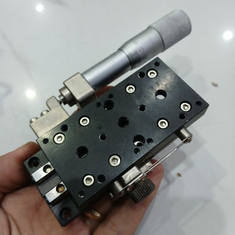 [large Micrometer - 25mm] slide set 40x80 fine-tuning micrometer 0.01 ...