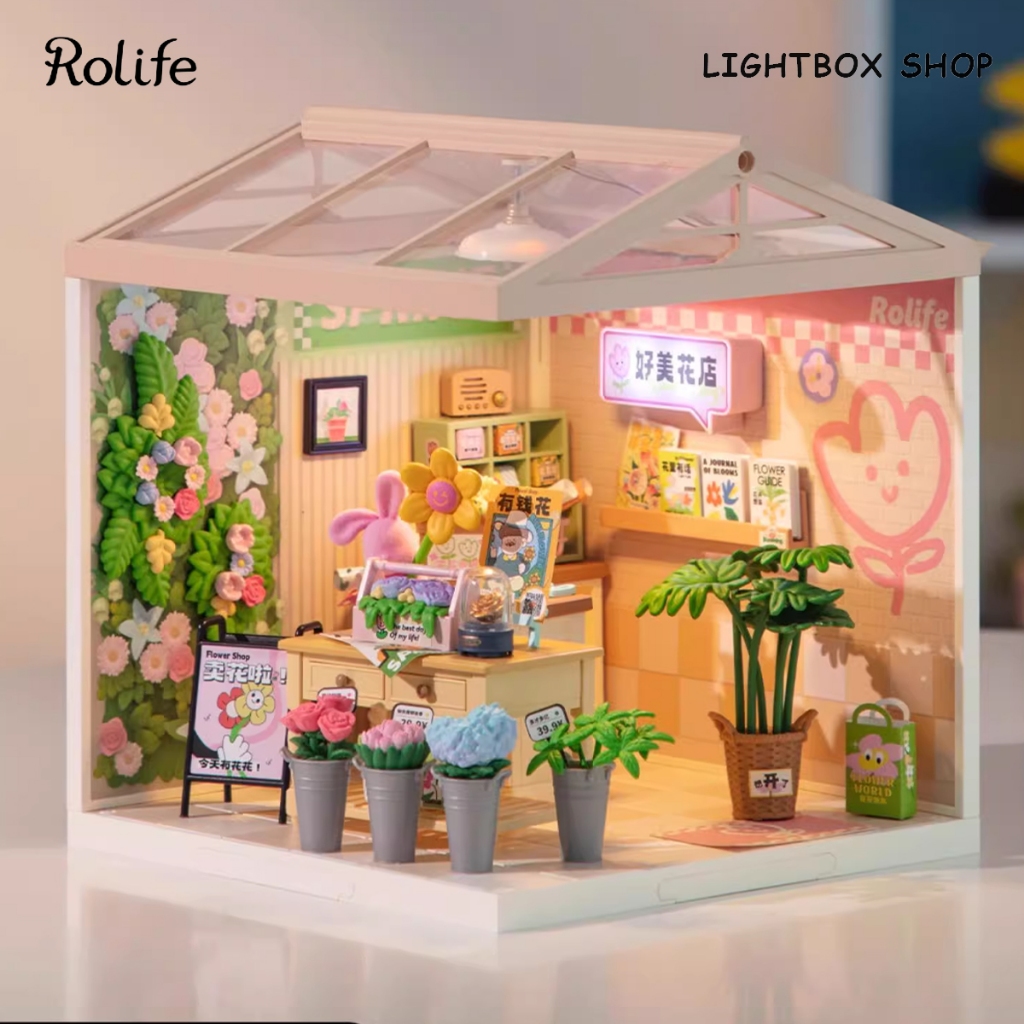 NEW MODEL Rolife Super Creator by Robotime DW017. DIY Dollhouse made of ...