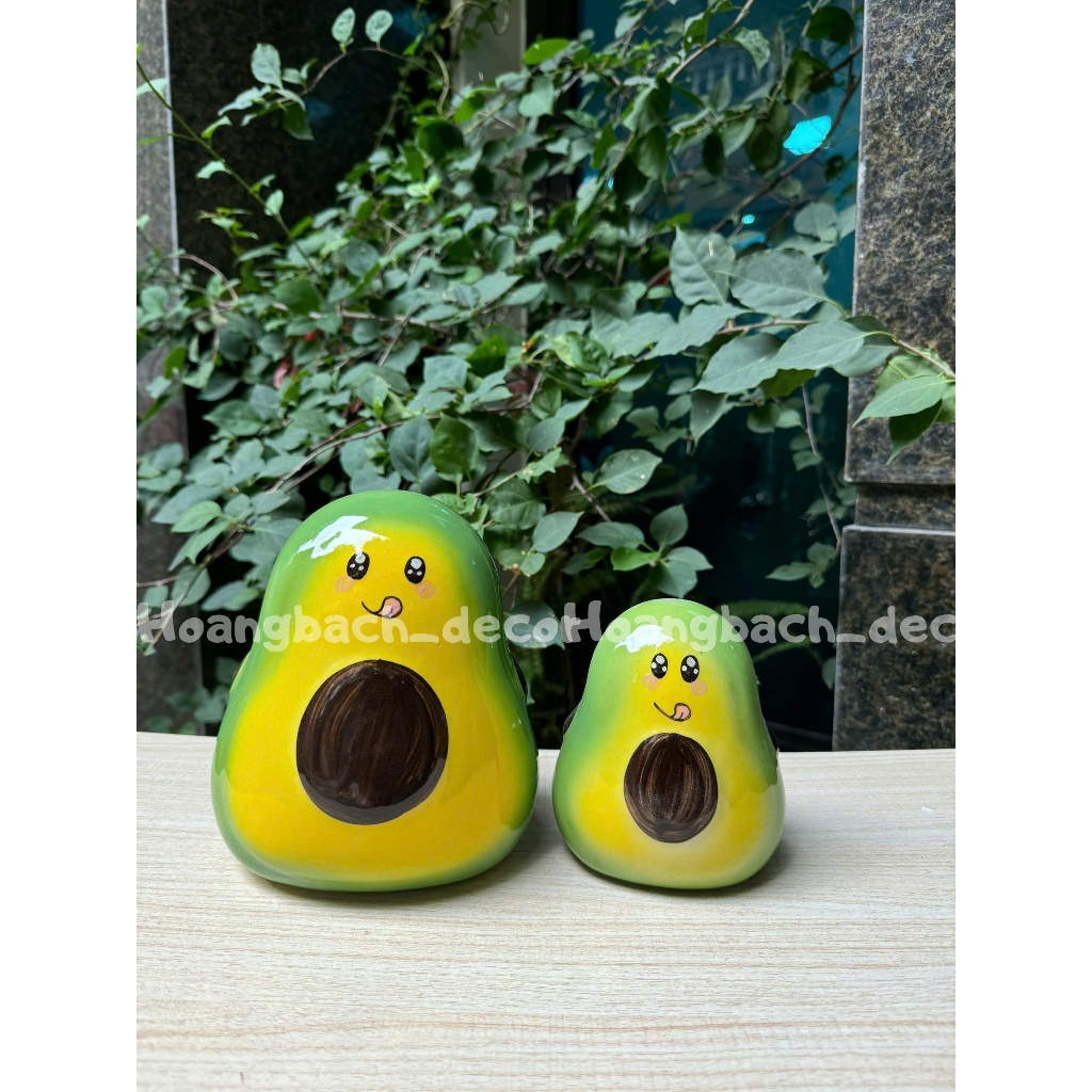 Savings Piggy Bank - Bat Trang Avocado Shaped Savings Piggy Bank 2 ...