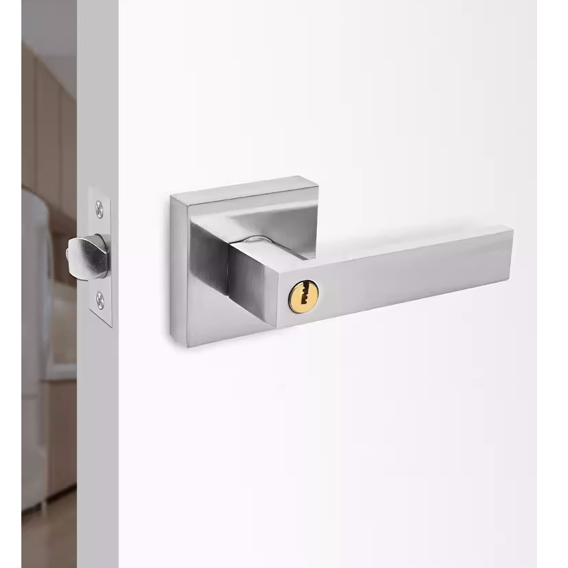 Jeely SQUARE HANDLE LOCK LOCK for bedroom, toilet, wooden door | Shopee ...