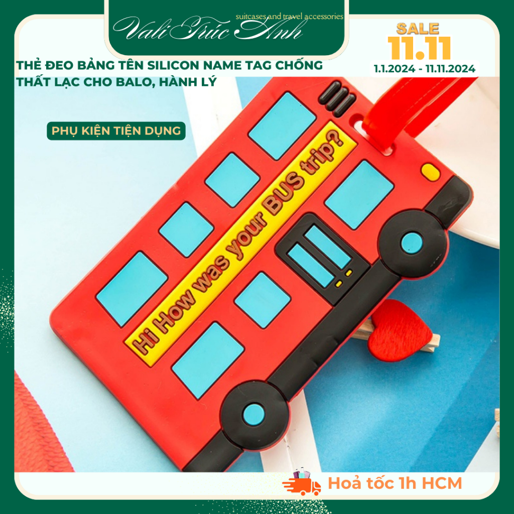 Anti-lost Silicone Name Tag for Backpacks, Luggage, Name Tags for ...