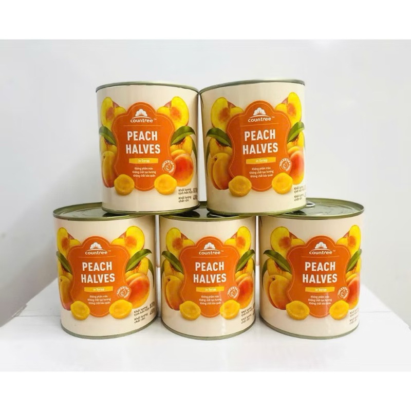 Countree Soaked Peaches Can 820g (Large, crispy pieces) | Shopee Malaysia