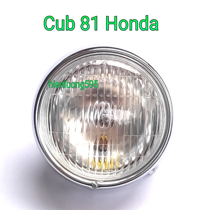Cub 81 Honda headlight set (Set includes: iron rim, reflector, glass ...