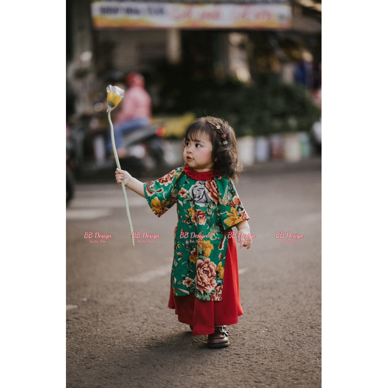 Xuan Dan ao dai for children | Shopee Malaysia