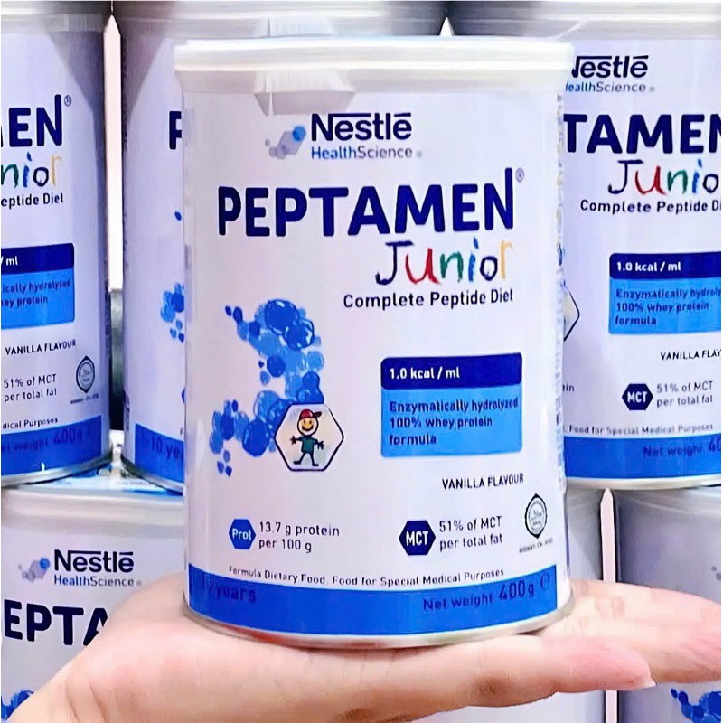 Peptamen Junior milk for underweight, malnourished children, protein ...
