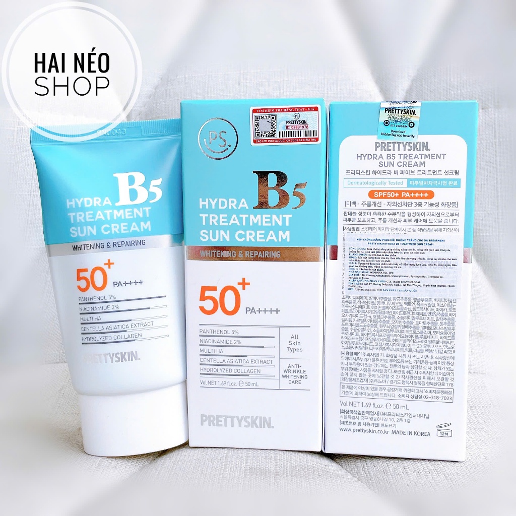 Broad-spectrum sun protection with 9 filters & 5% B5 restores dry, flaky, treatment PRETTY SKIN ...