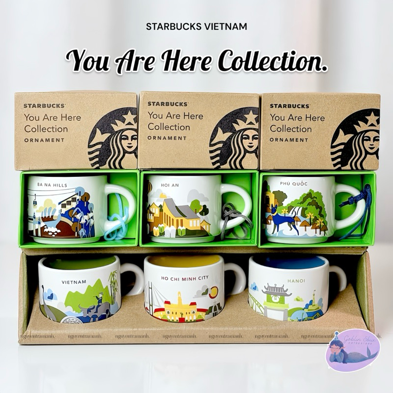 Starbucks VIETNAM MINI SIZE CERAMIC CUP COLLECTION YOU ARE HERE 59ML ...