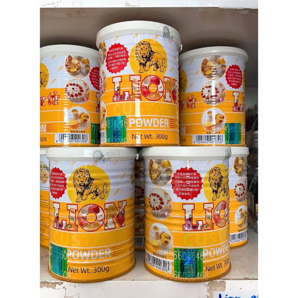 Lion Powder/Hong Kong Lion Custard Powder - Rich Flavor, Multipurpose ...