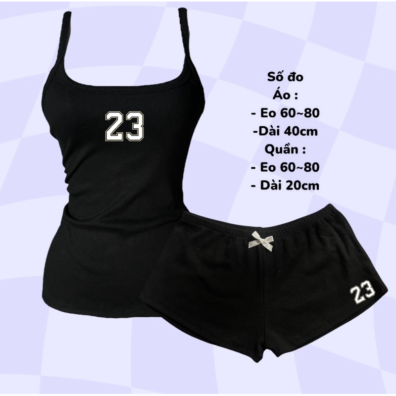 LOW RISE Y2K BLACK SLEEPING SET AVAILABLE | Shopee Malaysia