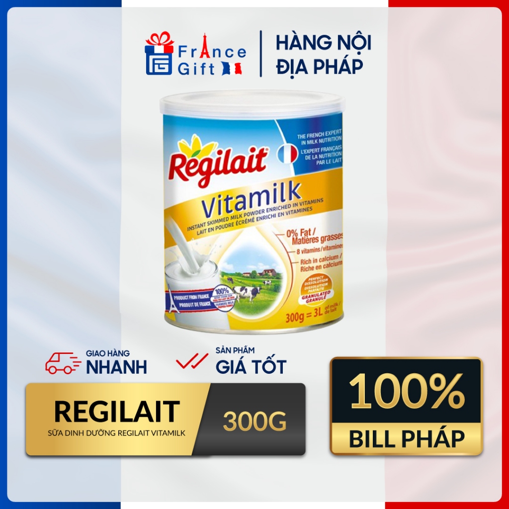 Regilait Vitamilk nutritional milk powder 300g domestic France | Shopee ...