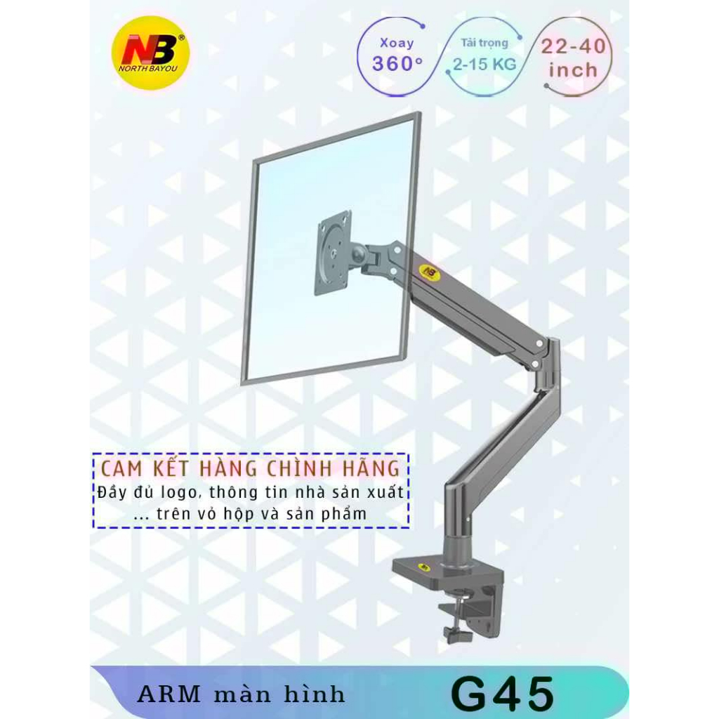 G45 / F80 Computer Monitor Mount/ Monitor Arm/ 360 Degree Rotation [22 ...