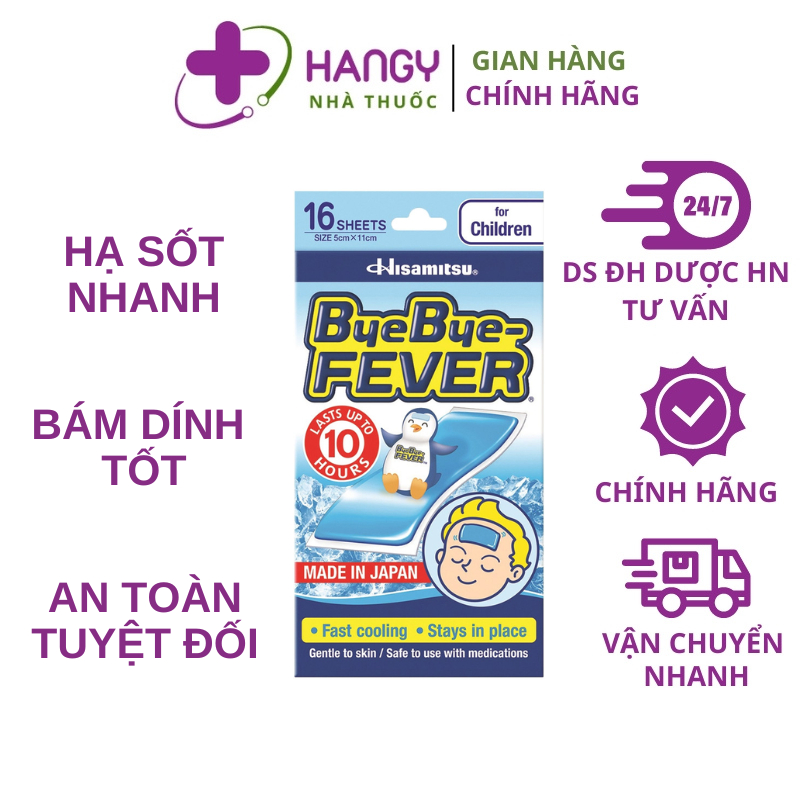 Byebye FEVER Hisamitsu FEVER Reducing Patches [REDUCING HOTNESS] good ...