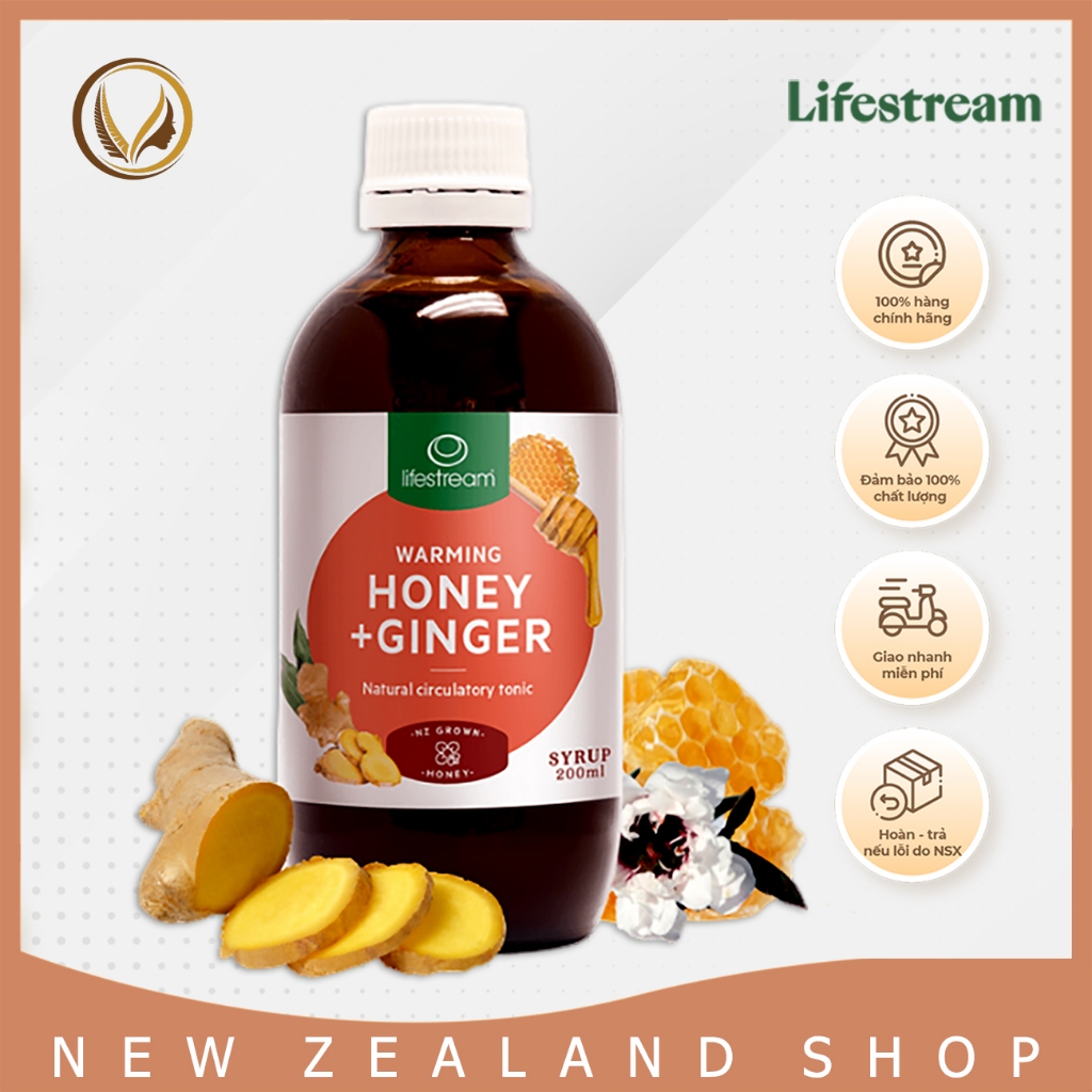 Ginger Honey Syrup relieves cough, sore throat, supports digestion ...