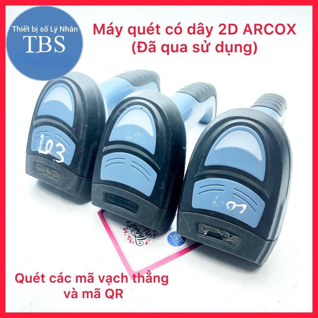 Arcox 2D 1D wired barcode scanner scans QR codes and 1D barcodes ...