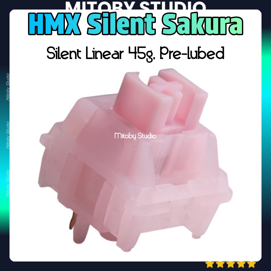 Hmx Sakura Silent Linear Switch Mitoby Studio Mechanical Keyboard ...