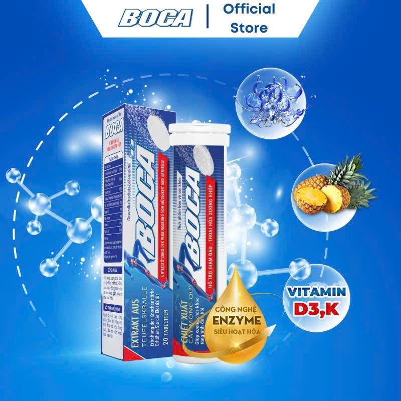 Boca bone and joint effervescent tablets help relieve bone and joint ...