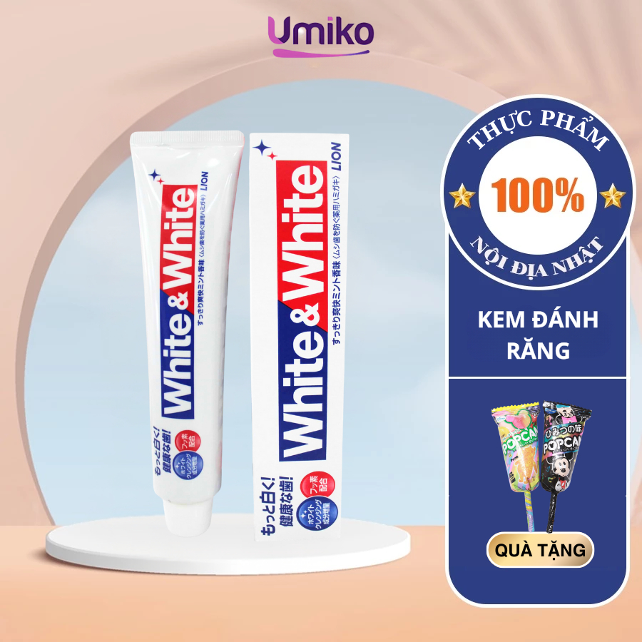 Japanese Toothpaste White&White and Sunstar Salt Toothpaste helps ...