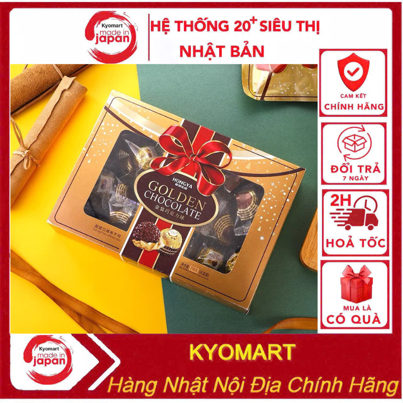 Hongya GOLDEN Paper Box Chocolate Candy 208g | Shopee Malaysia