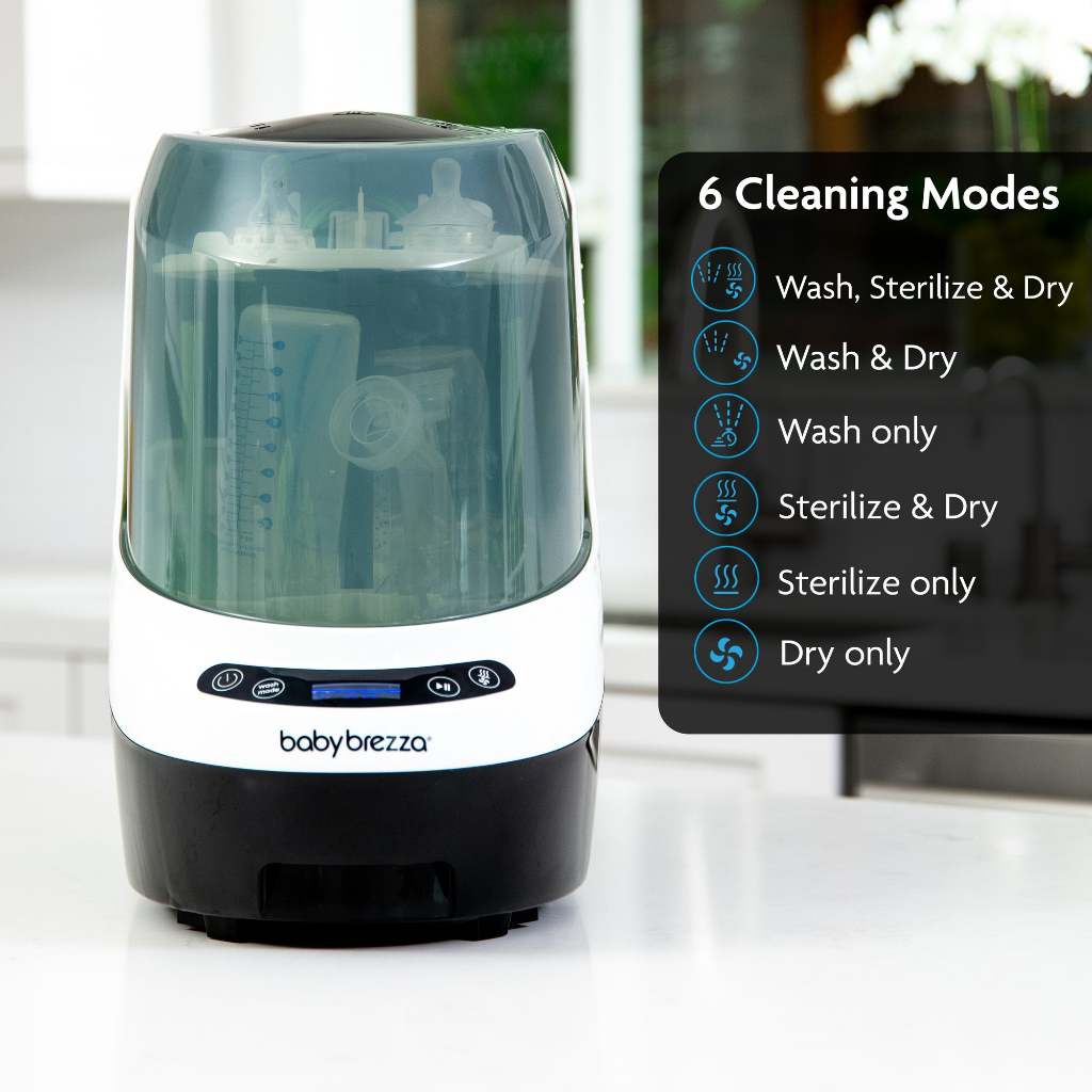 [Free Bottle washing tablets] Baby Brezza milk bottle washing machine ...