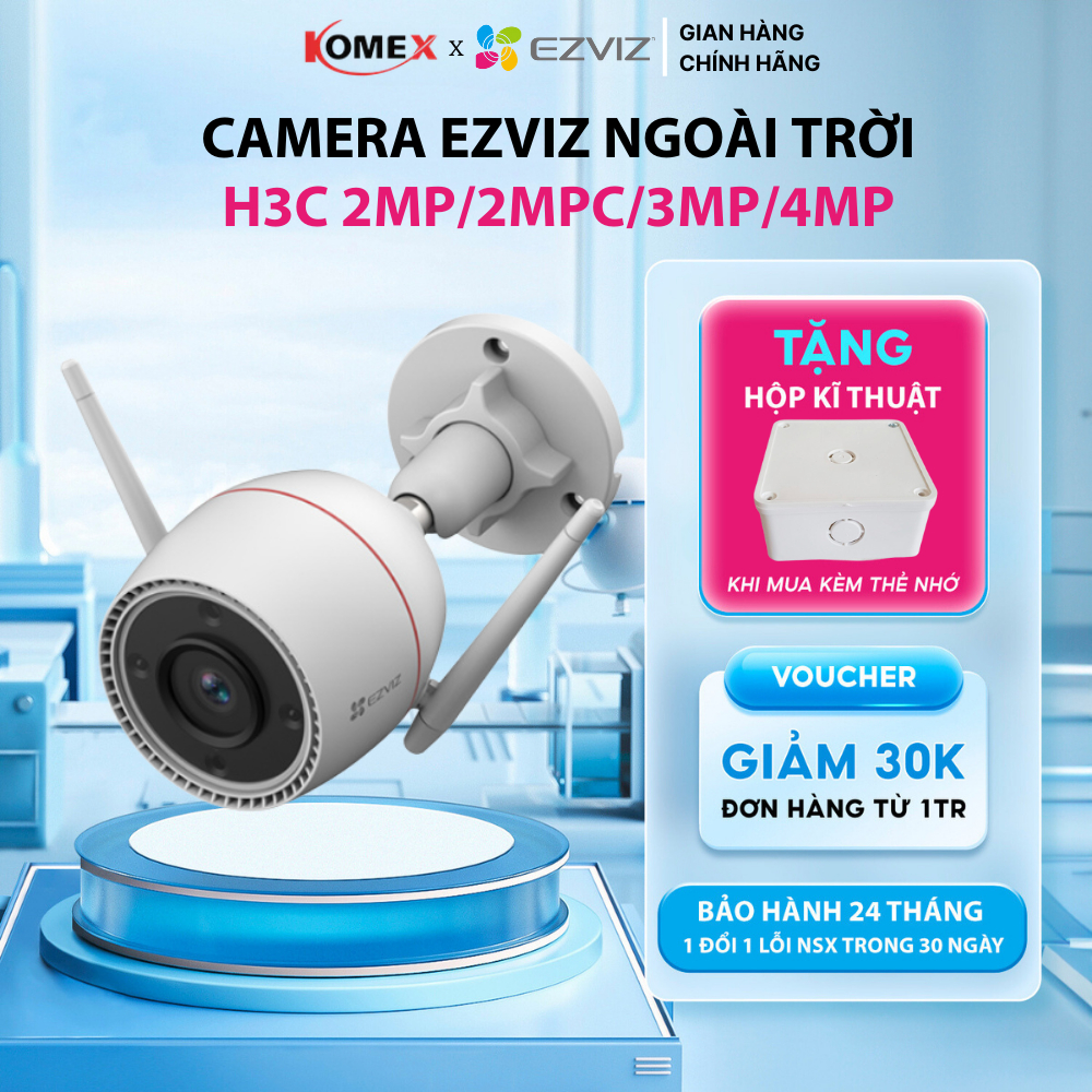 Ezviz outdoor wifi Camera H3C 2MP/ H3C 2MPC/ H3C 3MP/ H3C 4MP ...