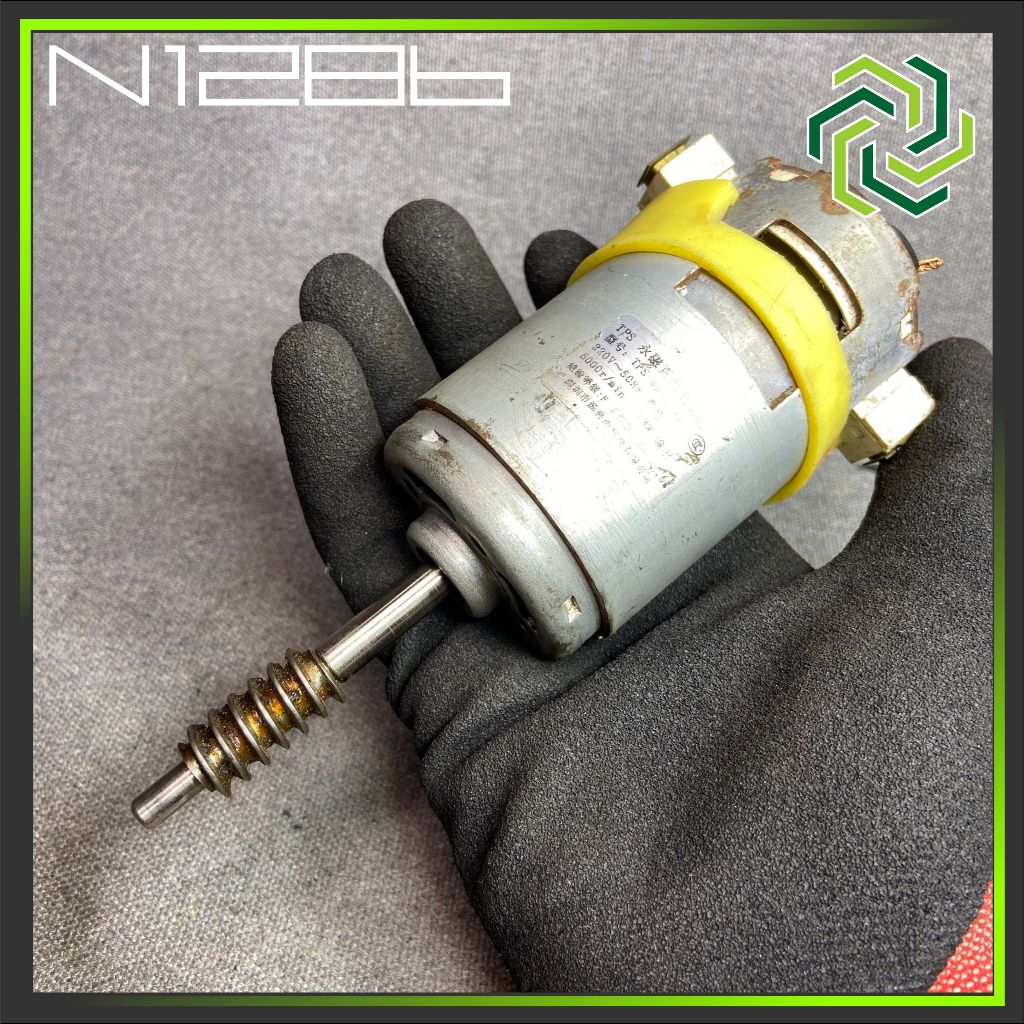 220 VDC carbon brush Motor (medium size) 78W ~ 6000 RPM fast and strong ...