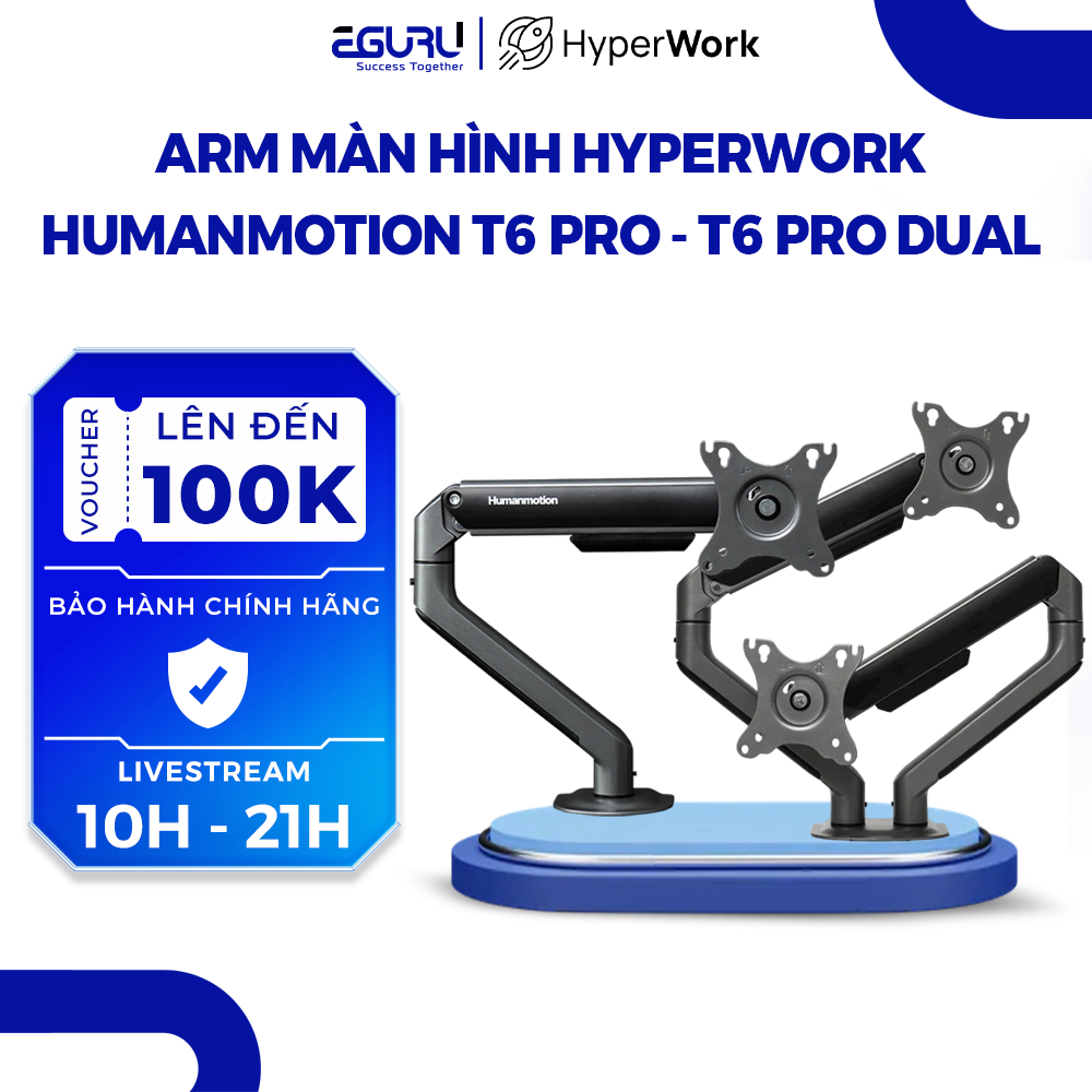ARM screen | Human Motion T6 Pro - T6 Pro Dual Monitor Mount | GENUINE ...
