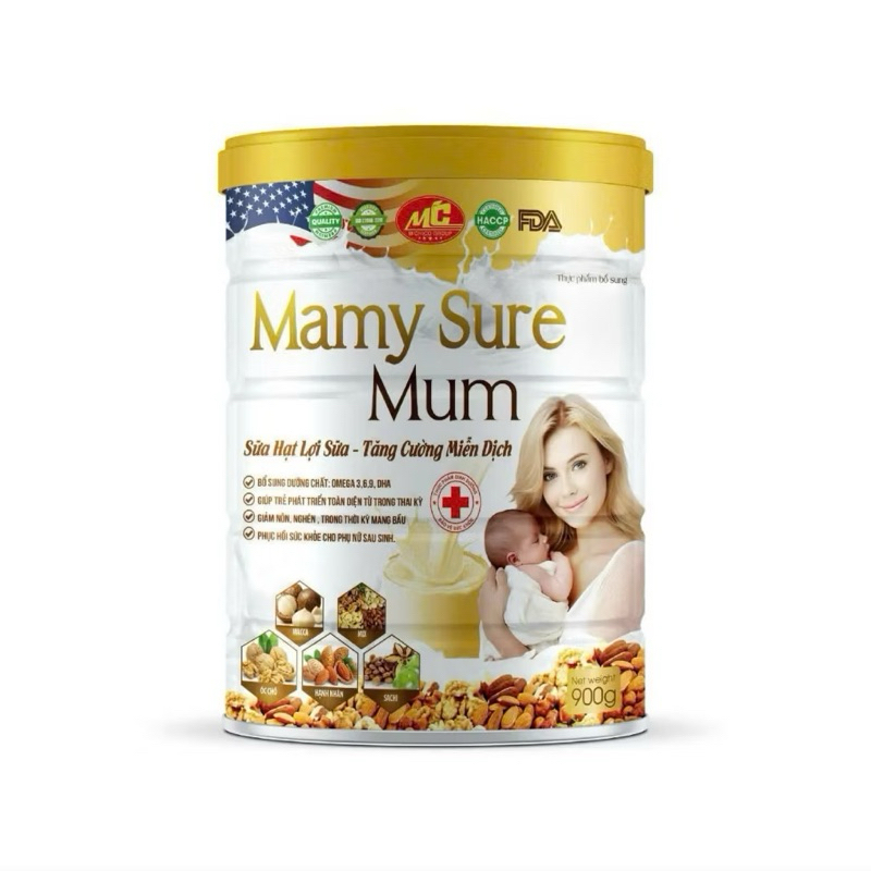 MammySure Mum nut milk 900gr box for pregnant and postpartum mothers ...